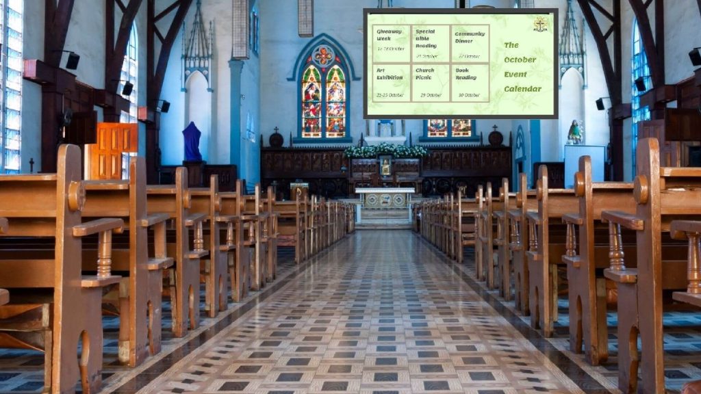 Enhancing Worship Experiences: Digital Signage in Churches, Synagogues ...